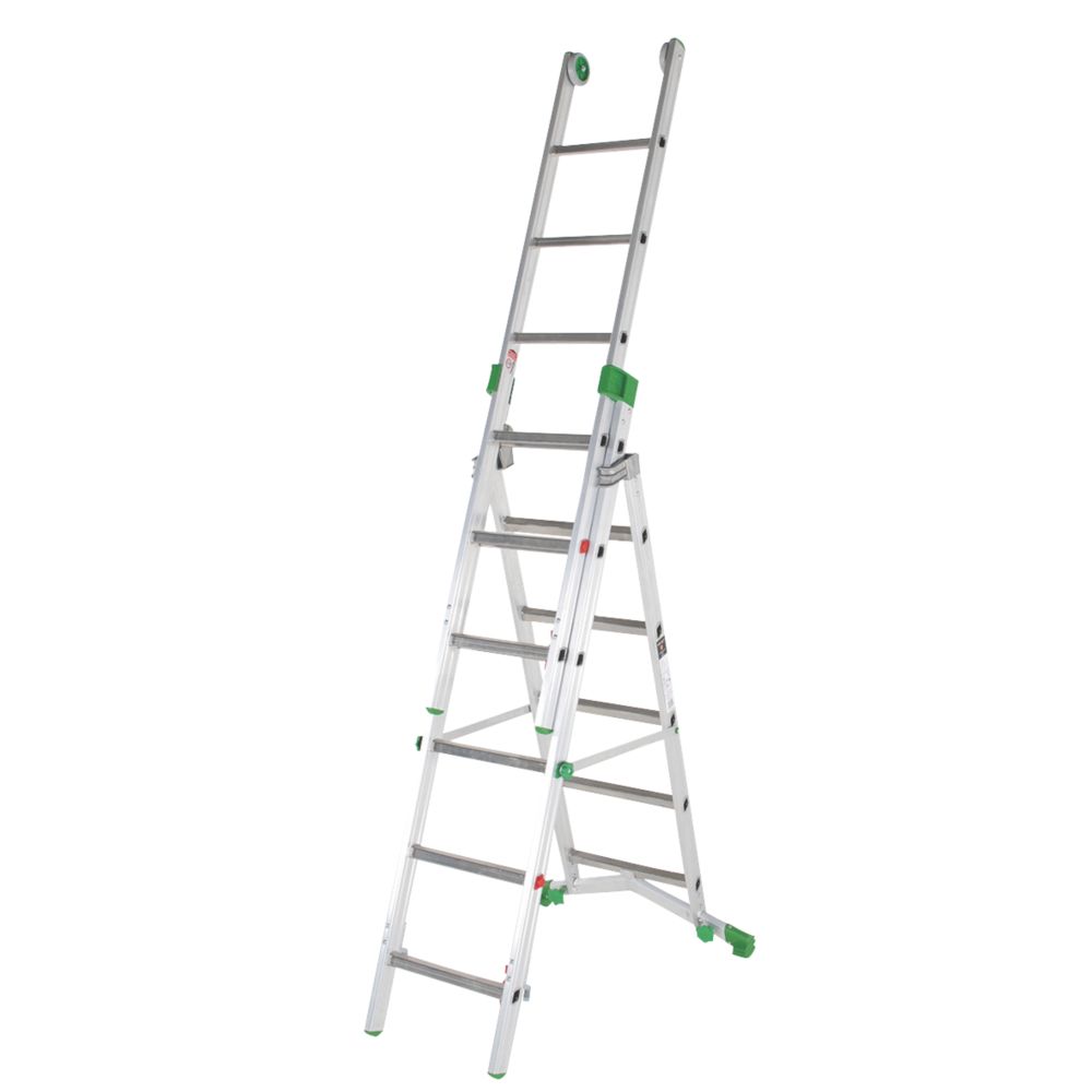 TB Davies Aluminium 4.2m Combination Ladder - Screwfix