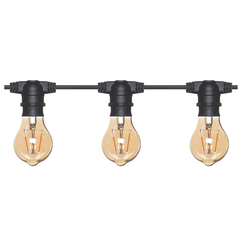 Zink Hardy 11.4m Festoon Lighting - Screwfix