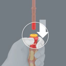 Wera Kraftform Kompakt 17 Extra Slim 1 Tool Finder VDE Interchangeable Insulated Screwdriver Set ...