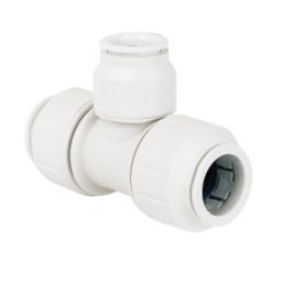 JG Speedfit Plastic Push-Fit Reducing Tee 28mm x 28mm x 22mm - Screwfix