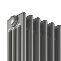 Acova 300mm x 1502mm 4575BTU Silver Horizontal 4 Column Radiator - Screwfix