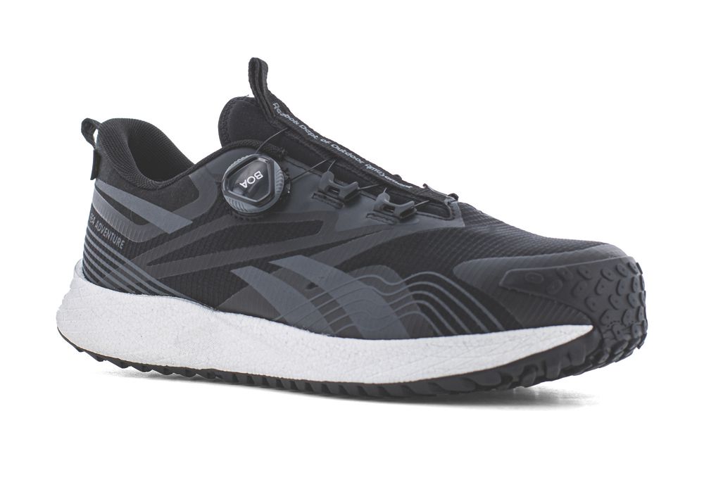 Reebok FE4 Adventure BOA Size 11 Black / Grey Safety Trainers - Screwfix