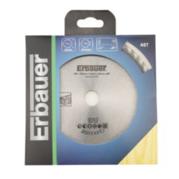 Erbauer Wood Circular Saw Blade 165mm x 20mm 48T - Screwfix