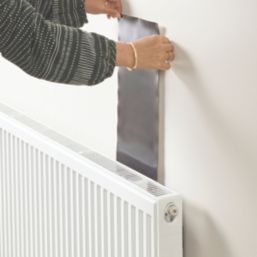 Warmroom 195mm x 500mm Radiator Heat Reflector Foil 6 Pack - Screwfix