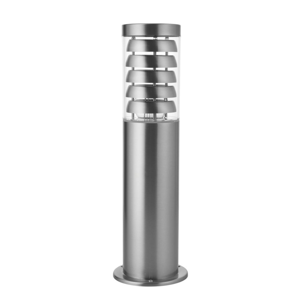Saxby Tango 450mm Outdoor Post Light Brushed Stainless Steel - Screwfix
