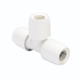 Hep2O Plastic Push-Fit Equal Tee 15mm - Screwfix