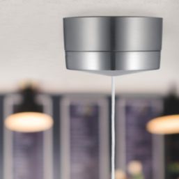 LAP 6A 2-Way Ceiling Switch Brushed Steel - Screwfix