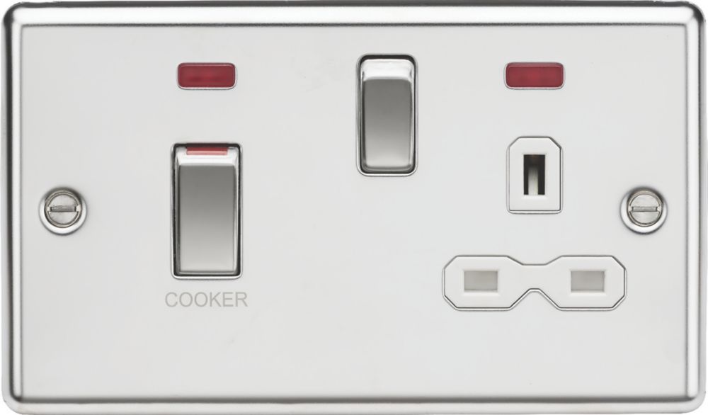 Chrome Cooker Appliance Switches | Switches & Sockets | Screwfix.com
