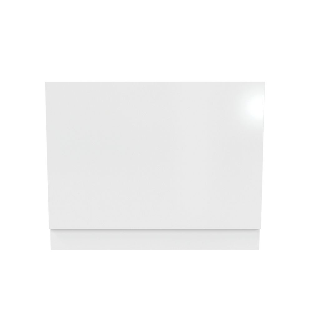 Straight Bath End Panel 700mm White Gloss - Screwfix