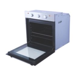 Cooke & Lewis Built-In Single Electric Fan Oven Brushed Stainless Steel ...