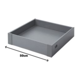Essentials Soto Internal Drawer Front Matt Grey 500mm - Screwfix