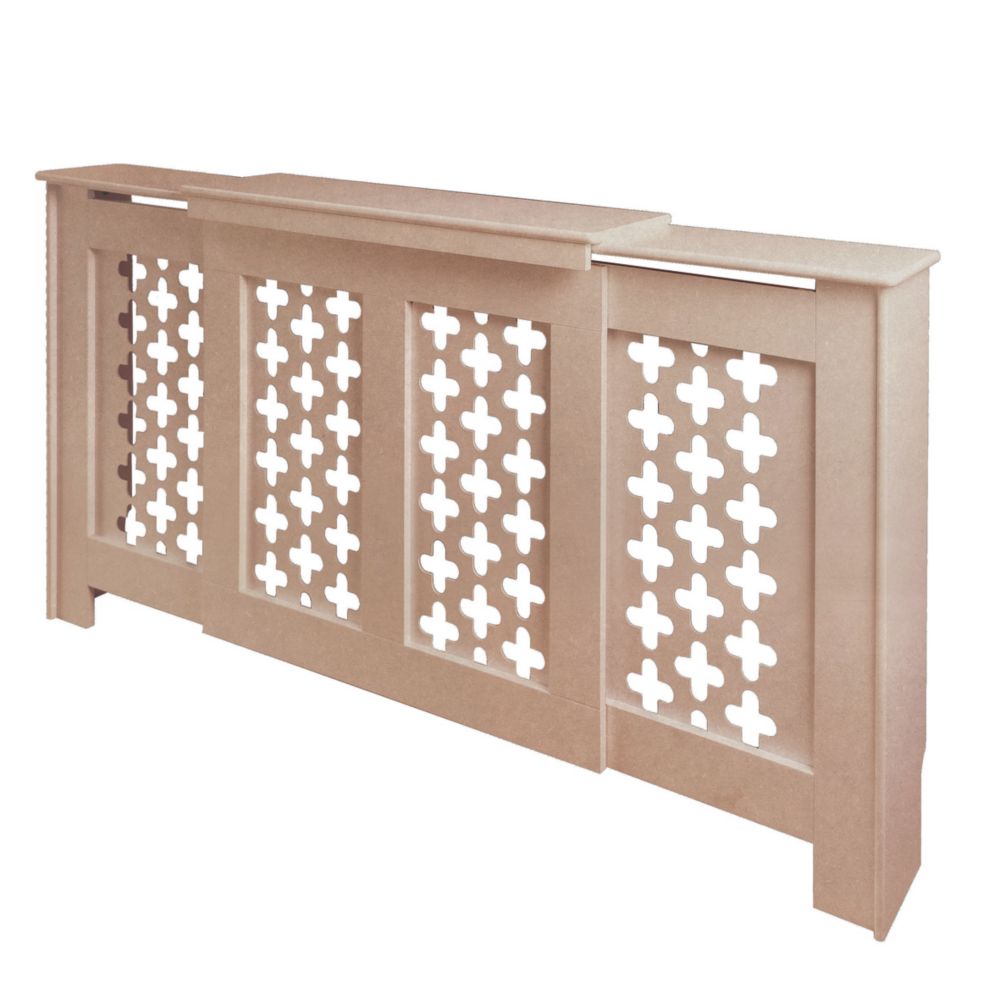 Victorian Radiator Cover Natural 1425-1995mm x 235mm x 936mm - Screwfix