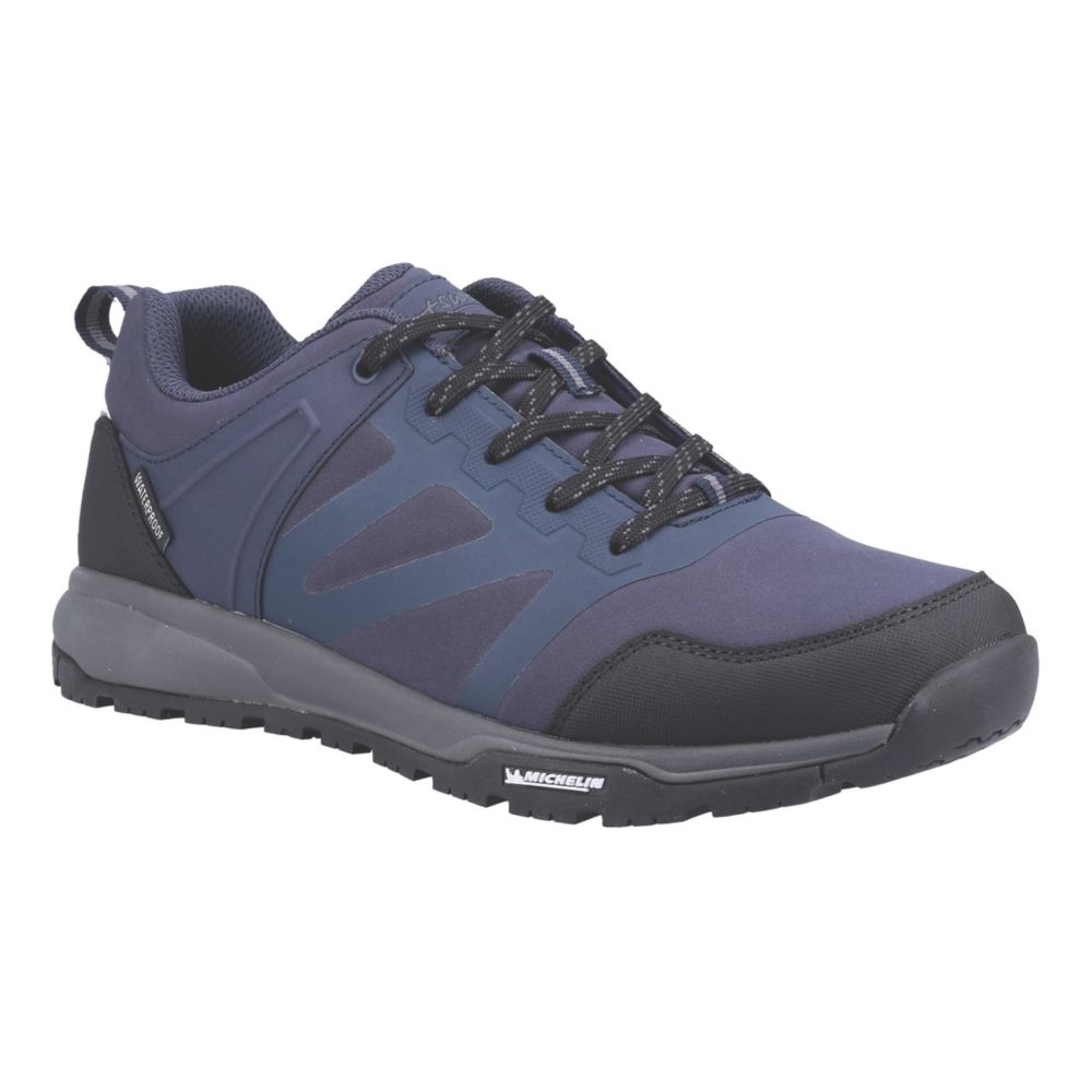Cotswold Kingham Low Size 10 Navy Waterproof Non Safety Trainers - Screwfix