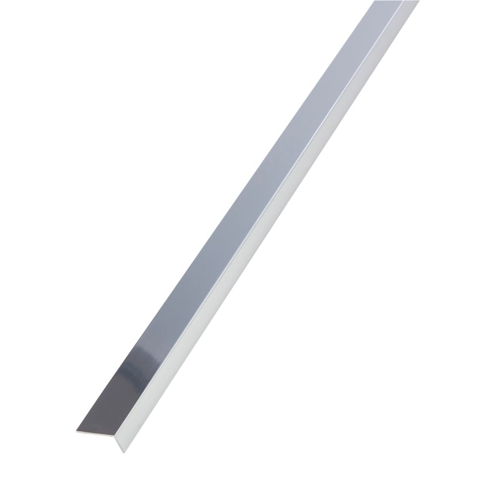 Rothley Anodised Aluminium Angle 1m x 20mm x 10mm - Screwfix