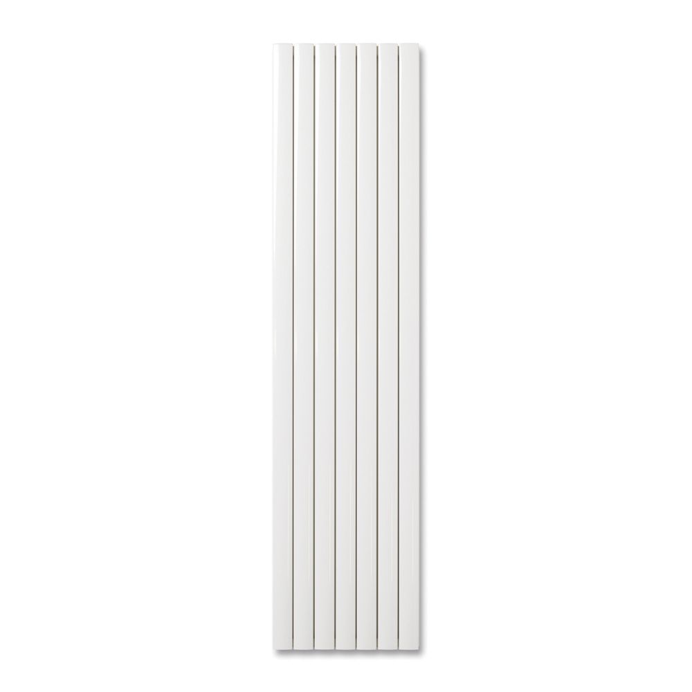 Time GLOW 2000mm x 485mm 6383BTU White Vertical Designer Radiator ...