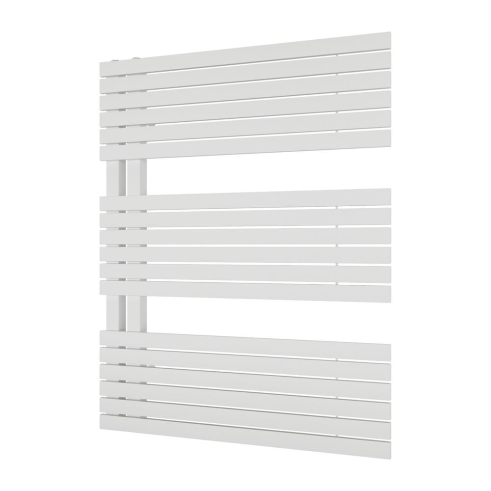 Ximax Watson Open 765mm x 600mm 1382BTU White Vertical Towel Radiator ...