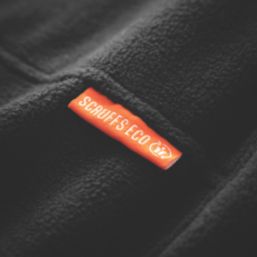 Scruffs Abratect Worker Fleece Black 2X Large 25" Chest - Screwfix
