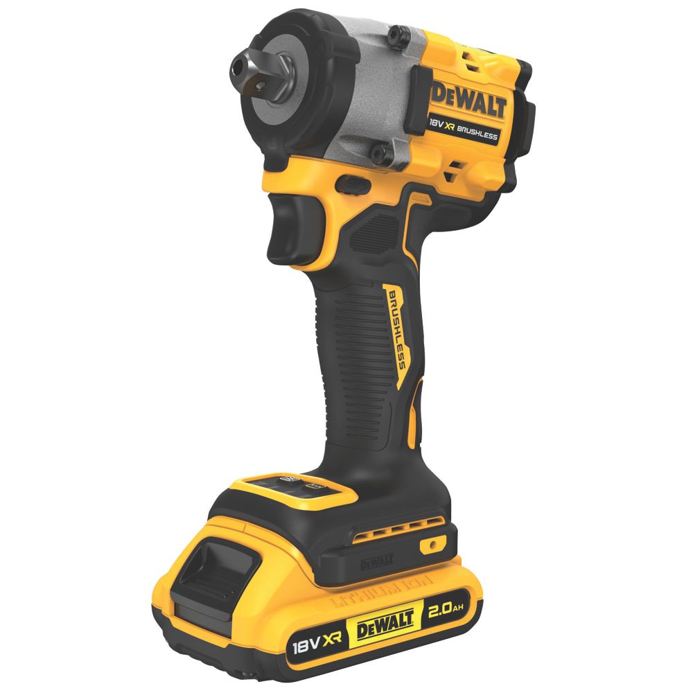 DEWALT DCF922D2T-GB 18V 2 x 2.0Ah Li-Ion XR Brushless Cordless Compact ...