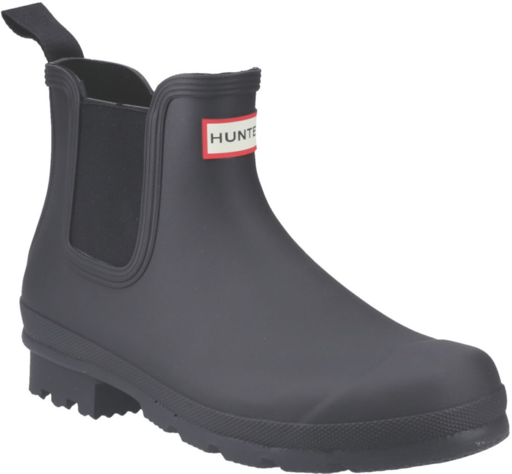 Hunter Original Chelsea Size 9 Black Non Safety Dealer Boots - Screwfix
