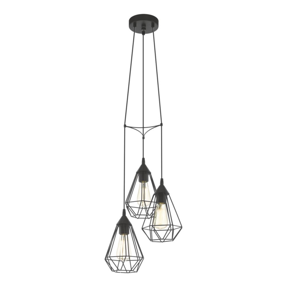 Eglo Tarbes Pendant Light Black - Screwfix