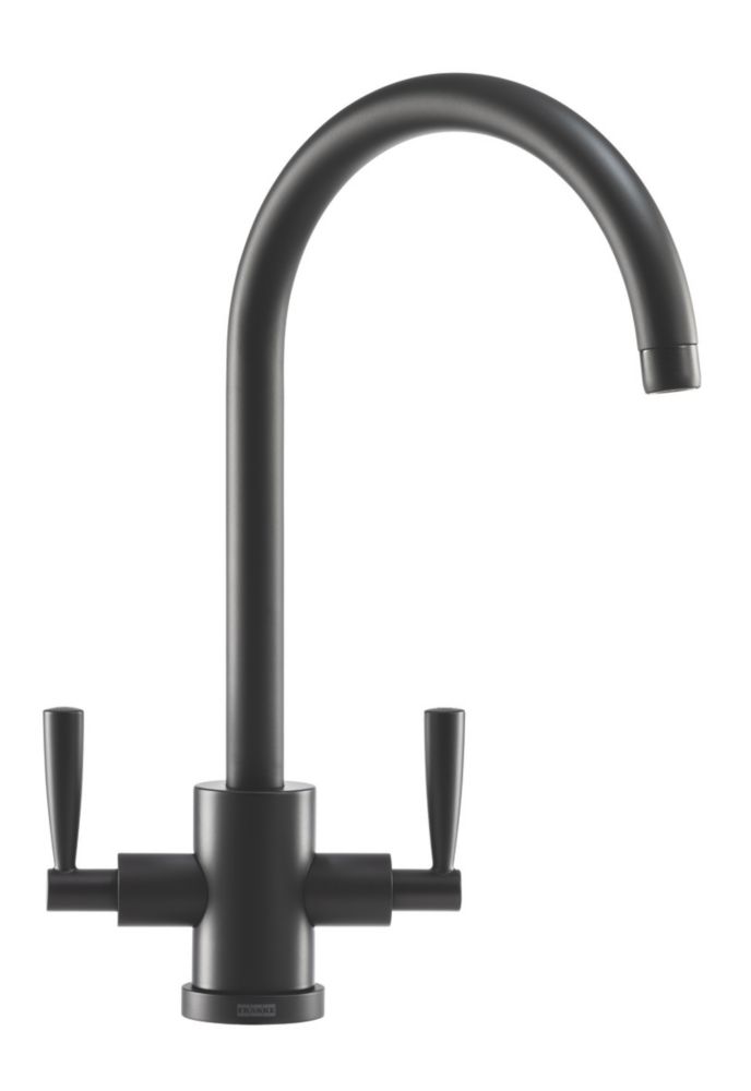 Franke Olympus Kitchen Tap Matt Black | Kitchen Mixer Taps | Screwfix.com