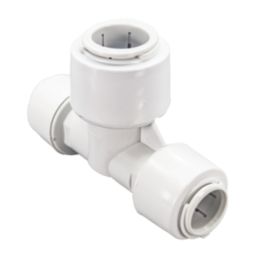 FloPlast FloFit+ Plastic Push-Fit Reducing Tee 22mm x 22mm x 28mm ...