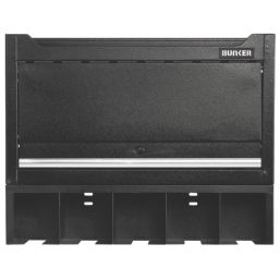 Bunker Black Power Tool Wall Storage & Rack 680mm x 281mm x 535mm ...