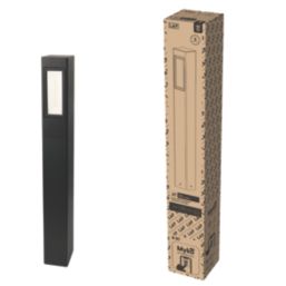 LAP Myko Davern 900mm Outdoor LED Post Light Black 20W 2000lm - Screwfix