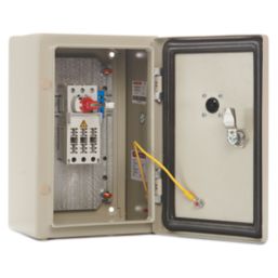 Contactum DFS025K 25A 3P+N+E Fused 3-Phase Enclosed Switch Fuse - Screwfix