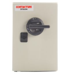 Contactum DFS025K 25A 3P+N+E Fused 3-Phase Enclosed Switch Fuse - Screwfix