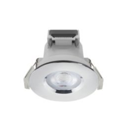 LAP Ubertas Fixed LED Downlight Polished Chrome 4W 420lm - Screwfix