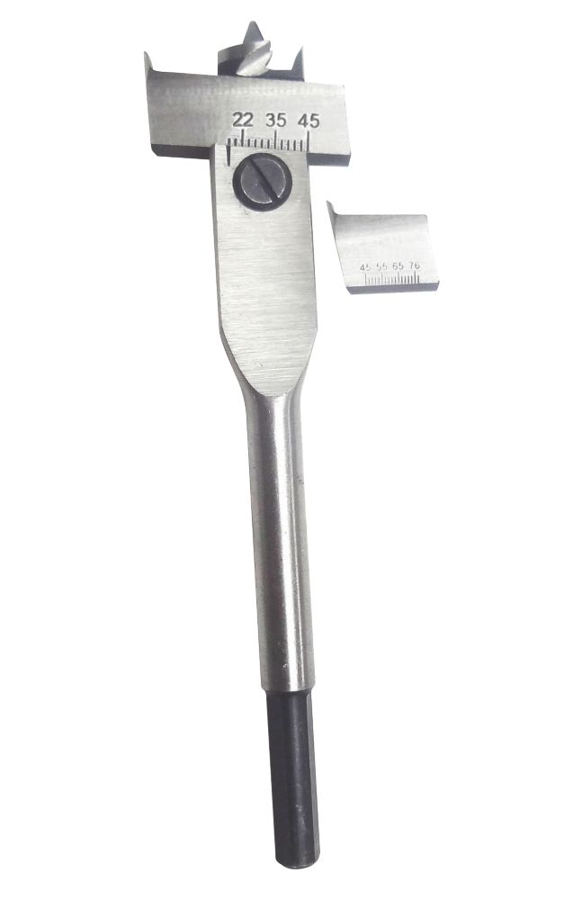 Hex Shank Flat Wood Adjustable Flat Wood Bit x - Screwfix