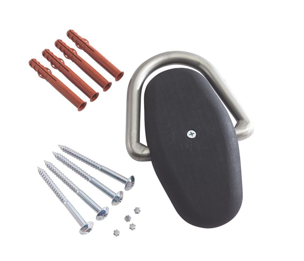 Mottez Lock Anchor Black One Size 130mm | Ground & Wall Anchors ...