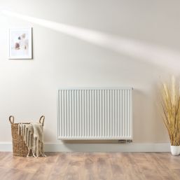 Time 700mm x 1000mm 9903BTU White Type 33 Convector Radiator - Screwfix