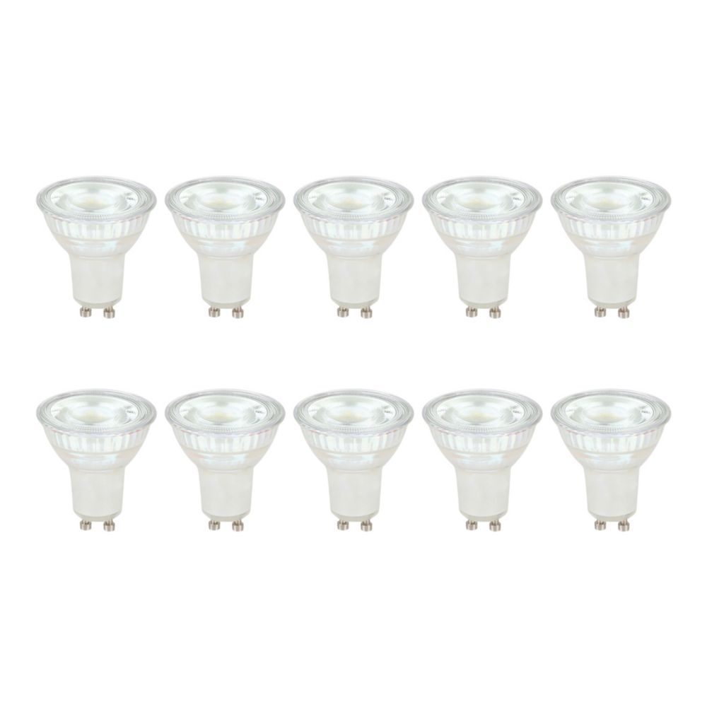 LAP Wide Beam Angle GU10 LED Light Bulb 345lm 2.5W 10 Pack - Screwfix