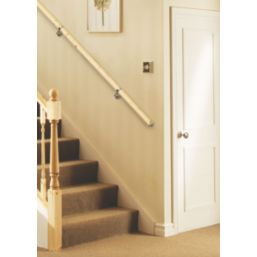 Richard Burbidge Pine Round Staircase Handrail Kit UnFinished 3600mm ...