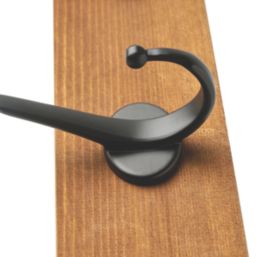 Hardware Solutions 5-Hook Rail Antique 685mm x 70mm - Screwfix