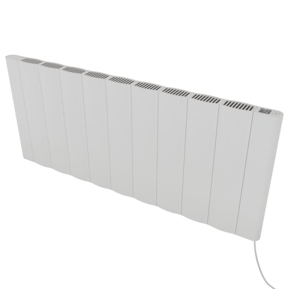 Azur Stratos 2000W Electric Radiator 500mm x 1169mm White 6824BTU ...