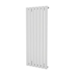 Ximax Fortuna 1000mm x 410mm 1707BTU White Vertical Designer Radiator ...