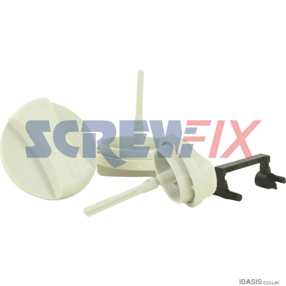 Vaillant 114288 Grey Buttons 3 Pack - Screwfix