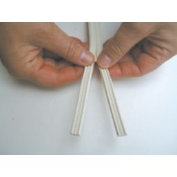 Stormguard EPDM Rubber E Strip White 20m - Screwfix