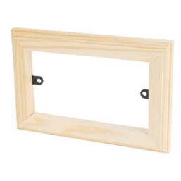 Varilight 2-Gang Light Switch Frame Surround Unfinished - Screwfix