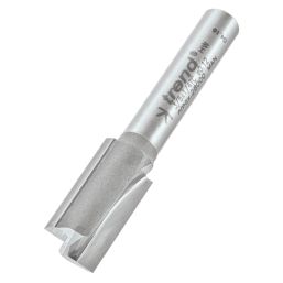 Trend 3/6X1/4TC 1/4" Straight Router Cutter 10mm x 19mm - Screwfix