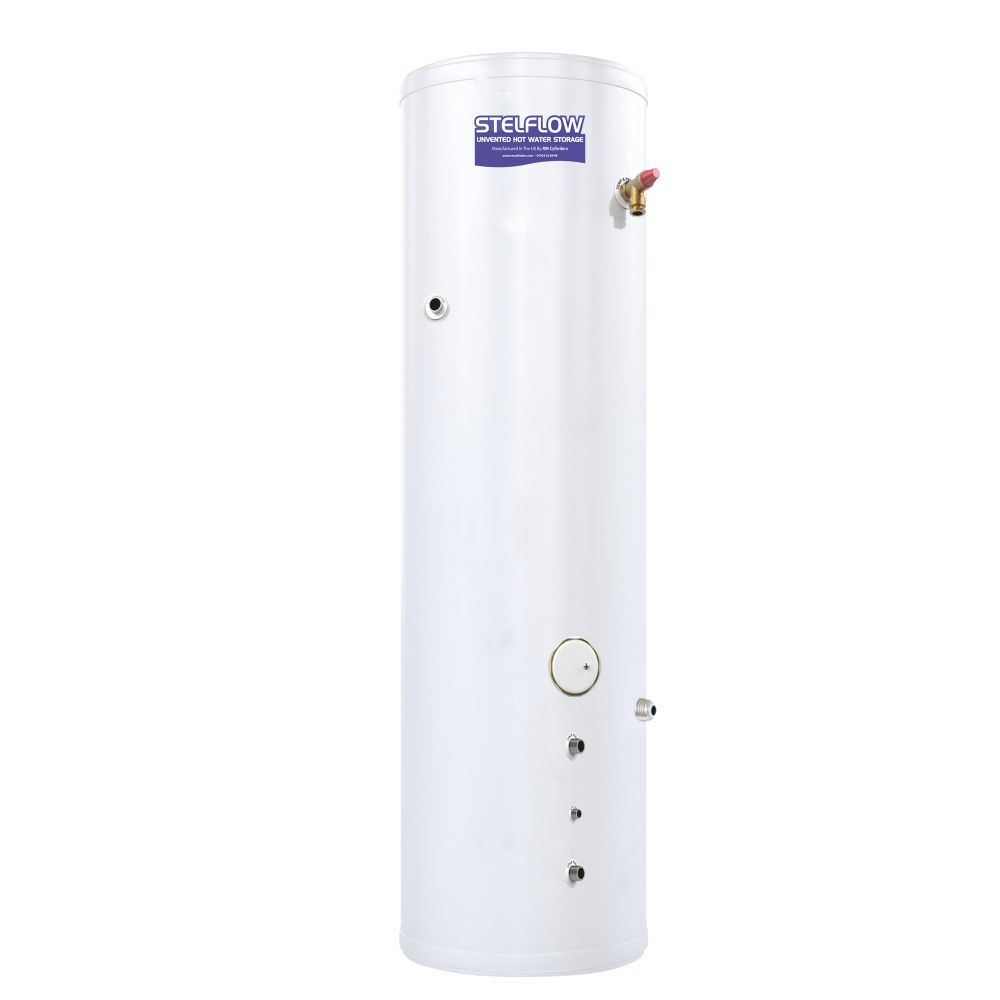 RM Cylinders Stelflow Indirect Unvented High Gain Slim Hot Water ...