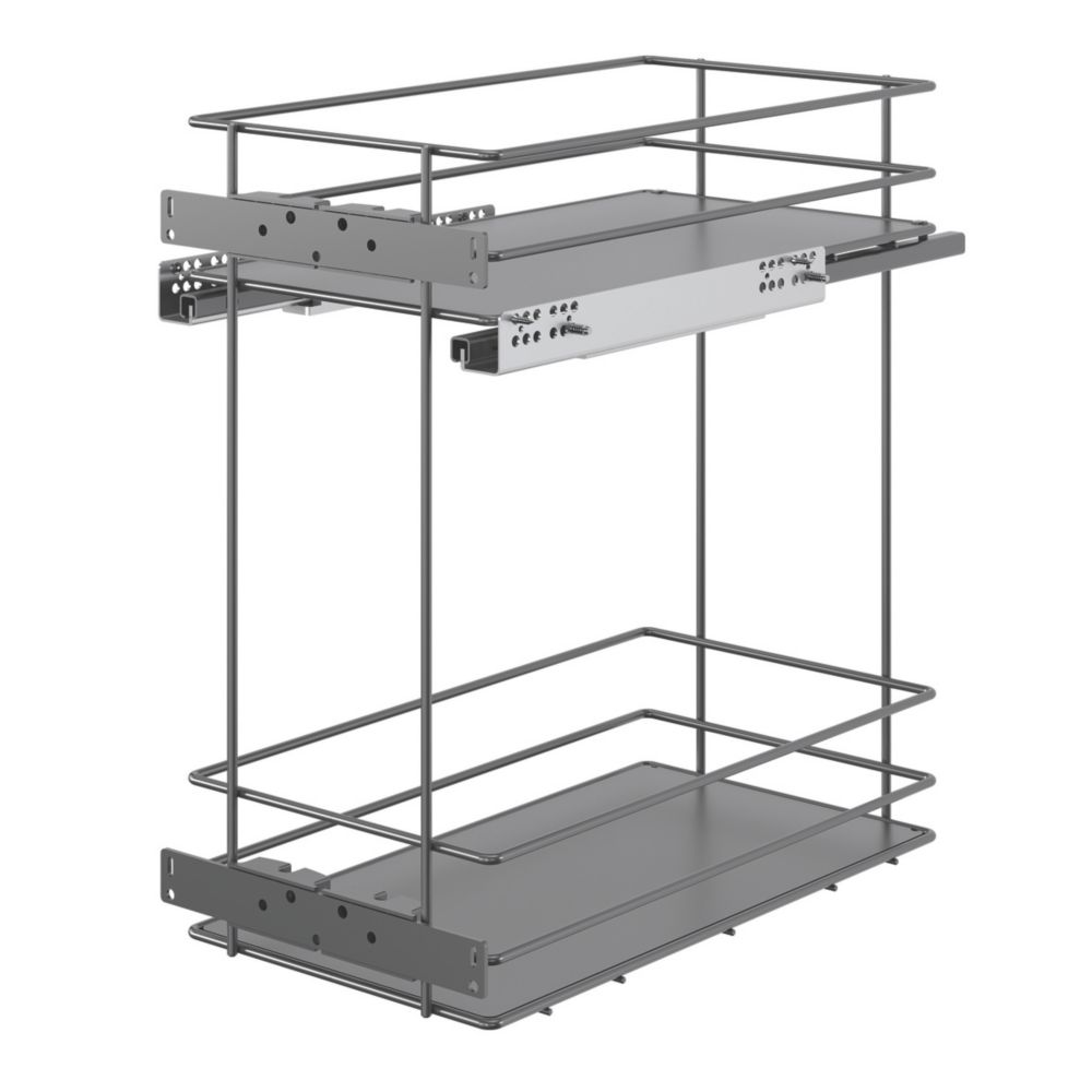 Essentials Anthracite Pull-Out Storage 300mm - Screwfix
