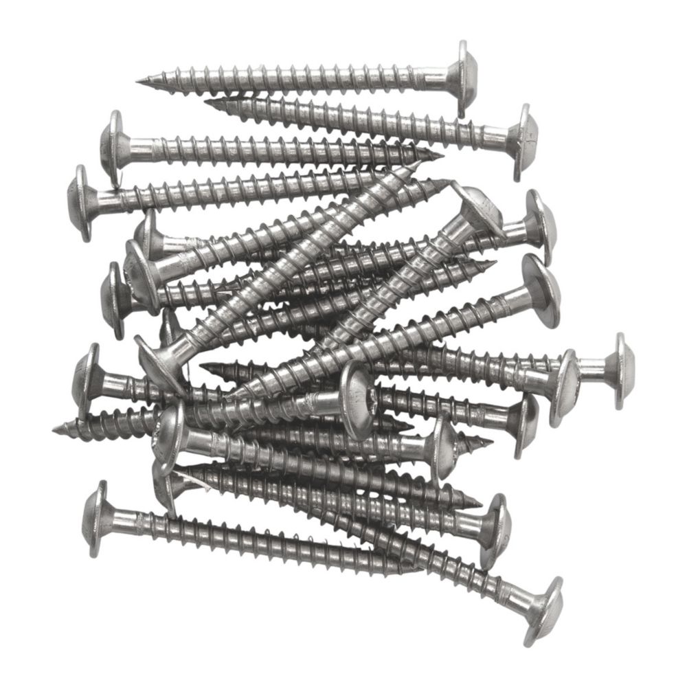 V-TAC Rounded Thread Forming Solar Fixing Wood Bolts 8mm x 80mm 100 ...