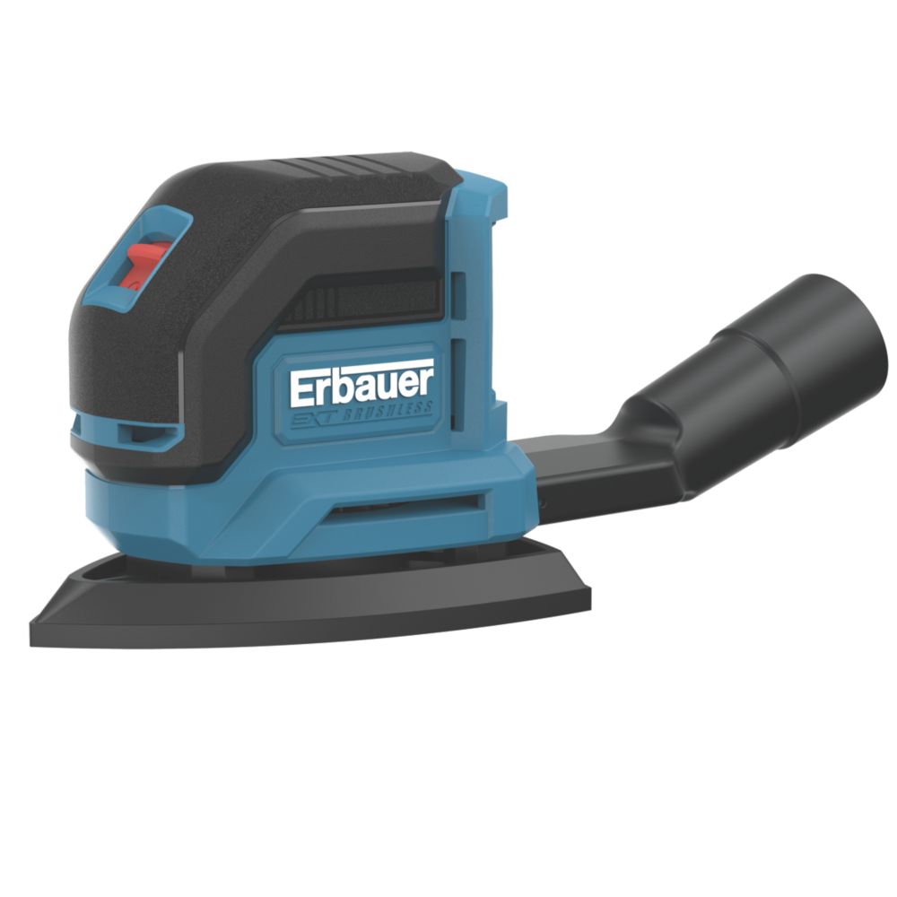 Erbauer ERI1112SDR 18V Li-Ion EXT Brushless Cordless Detail Sander ...