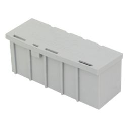 Wago 41A Junction Box 39 x 108 x 44mm Grey - Screwfix