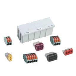 Wago 41A Junction Box 39 x 108 x 44mm Grey - Screwfix