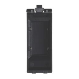 Contactum 1-Module Grid Blanking Plate Polished Chrome - Screwfix